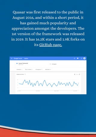 Quasar Framework: Full Front-end Stack for Developing SPA, SSR, Mobile and Desktop Apps | PDF