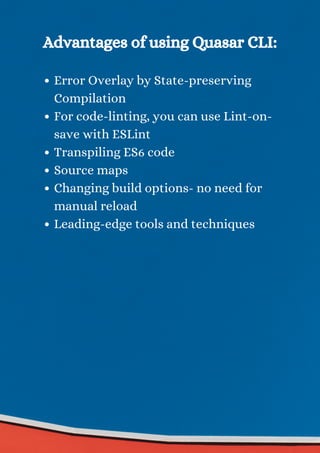 Quasar Framework: Full Front-end Stack for Developing SPA, SSR, Mobile and Desktop Apps | PDF