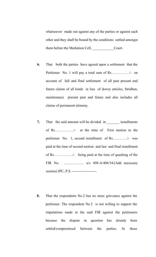 Quashing Petition Format | PDF