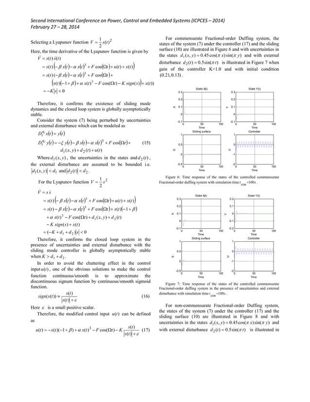 Quasi Sliding Mode Control Of Chaos In Fractional Order Duffing System Pdf