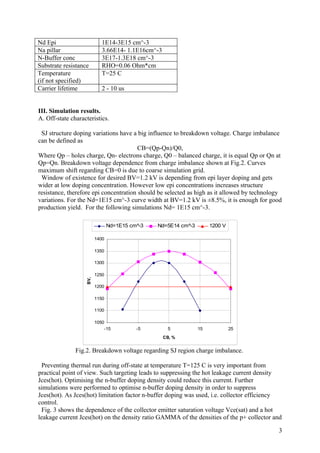 Quasi 3 d_simulation_of_super_junction_igbt | PDF | Physics | Science
