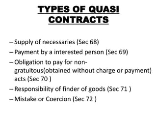 Quasi contract by Neeraj Bhandari ( Surkhet.Nepal ) | PPTX