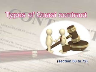 Quasi contract | PPTX