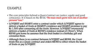 Quasi contract | PPT
