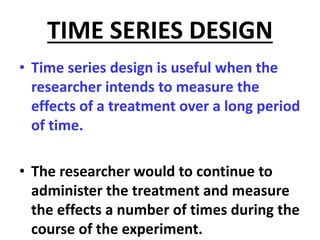 QUASI EXPERIMENTAL DESIGN | PPTX