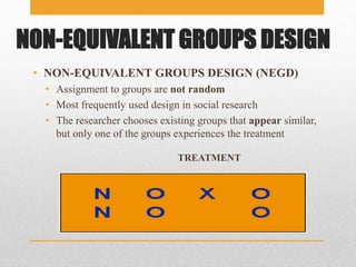 Quasi-Experimental Research Design | PPTX