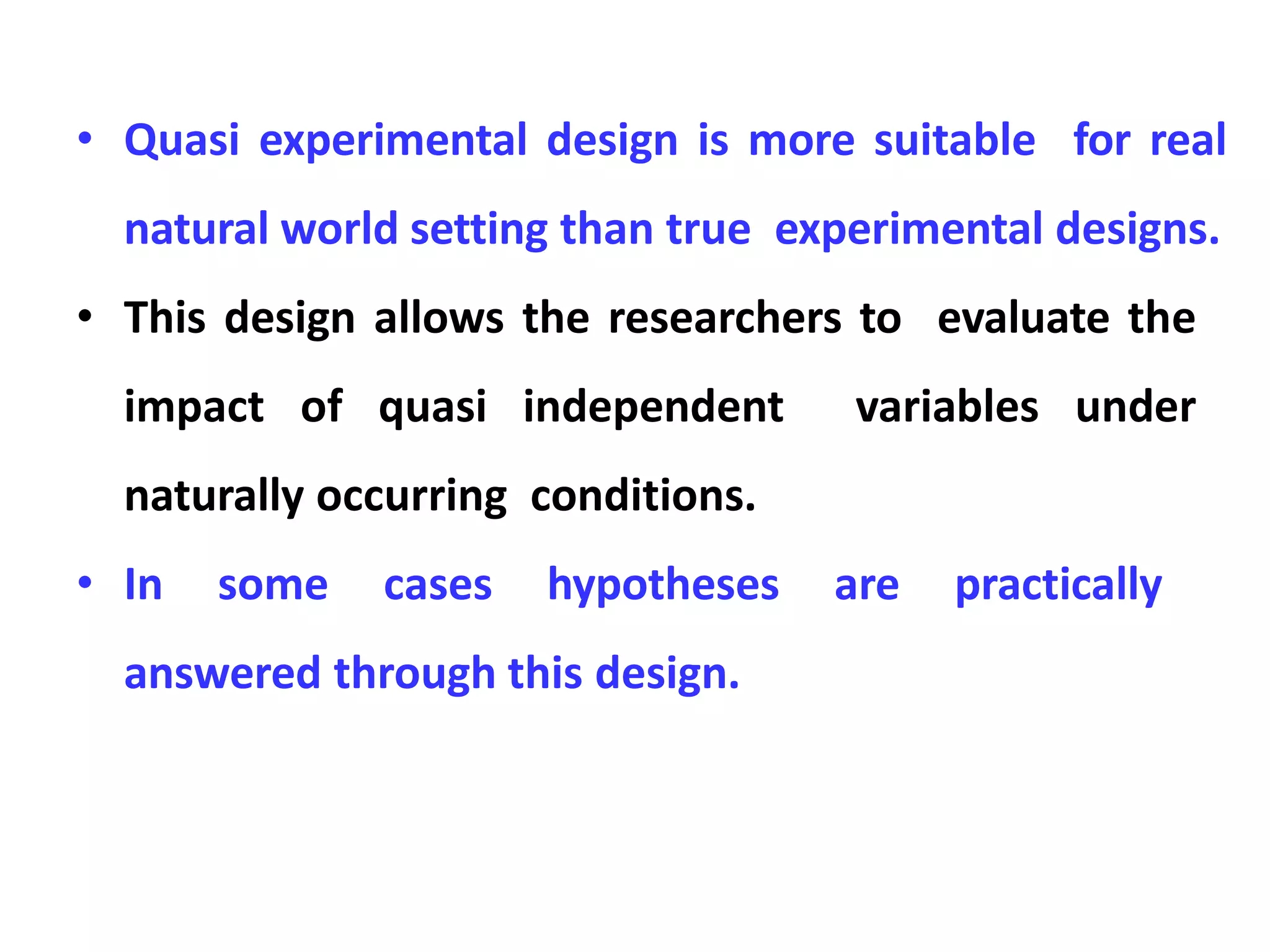 Quasi experimental design (1) | PPTX | Science