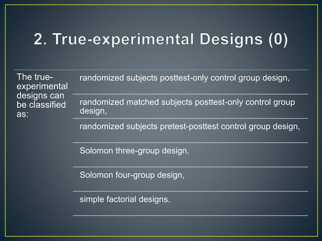 Quasi experimental design | PPTX