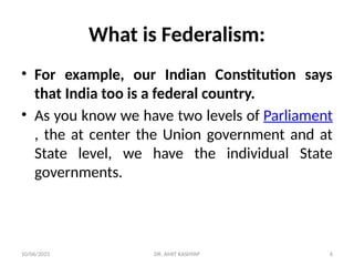 Exploring Quasi-Federalism: Federal Principles with Unitary Features ...