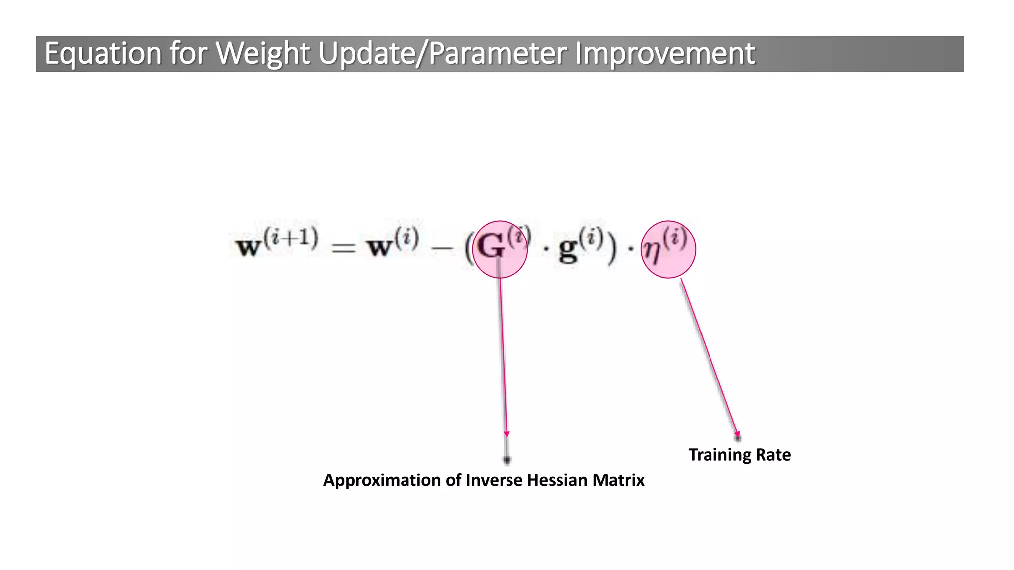 Quasi Newton Artificial Neural Network Training Algorithms Ppt