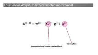 Quasi newton artificial neural network training algorithms | PPT