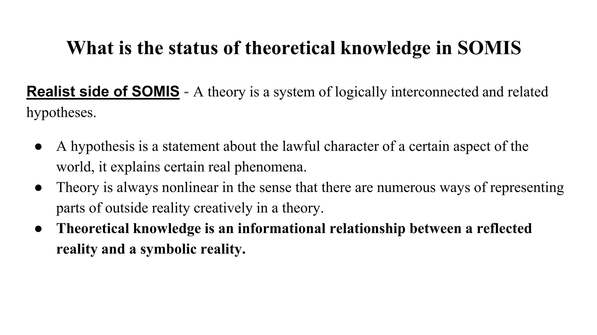 Quasi realism science as self-organizing meta-information system a ...