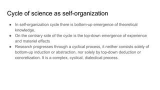 Quasi realism science as self-organizing meta-information system a ...