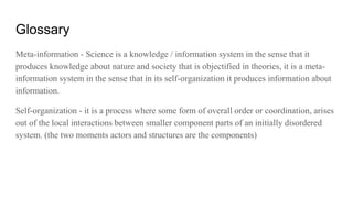 Quasi realism science as self-organizing meta-information system a ...