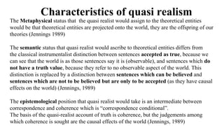 Quasi realism science as self-organizing meta-information system a ...