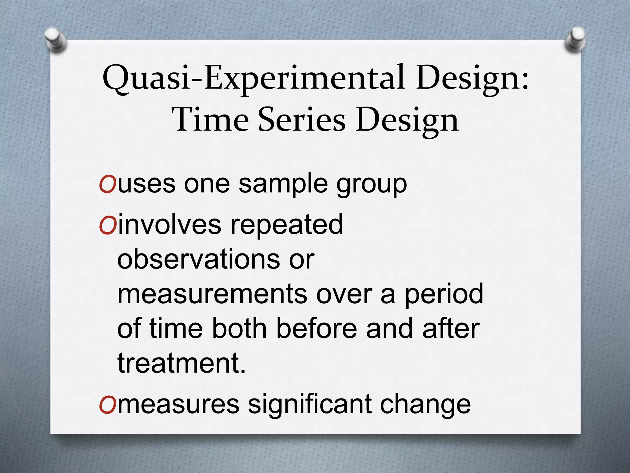 Quasi Experimental Research Design | PPTX