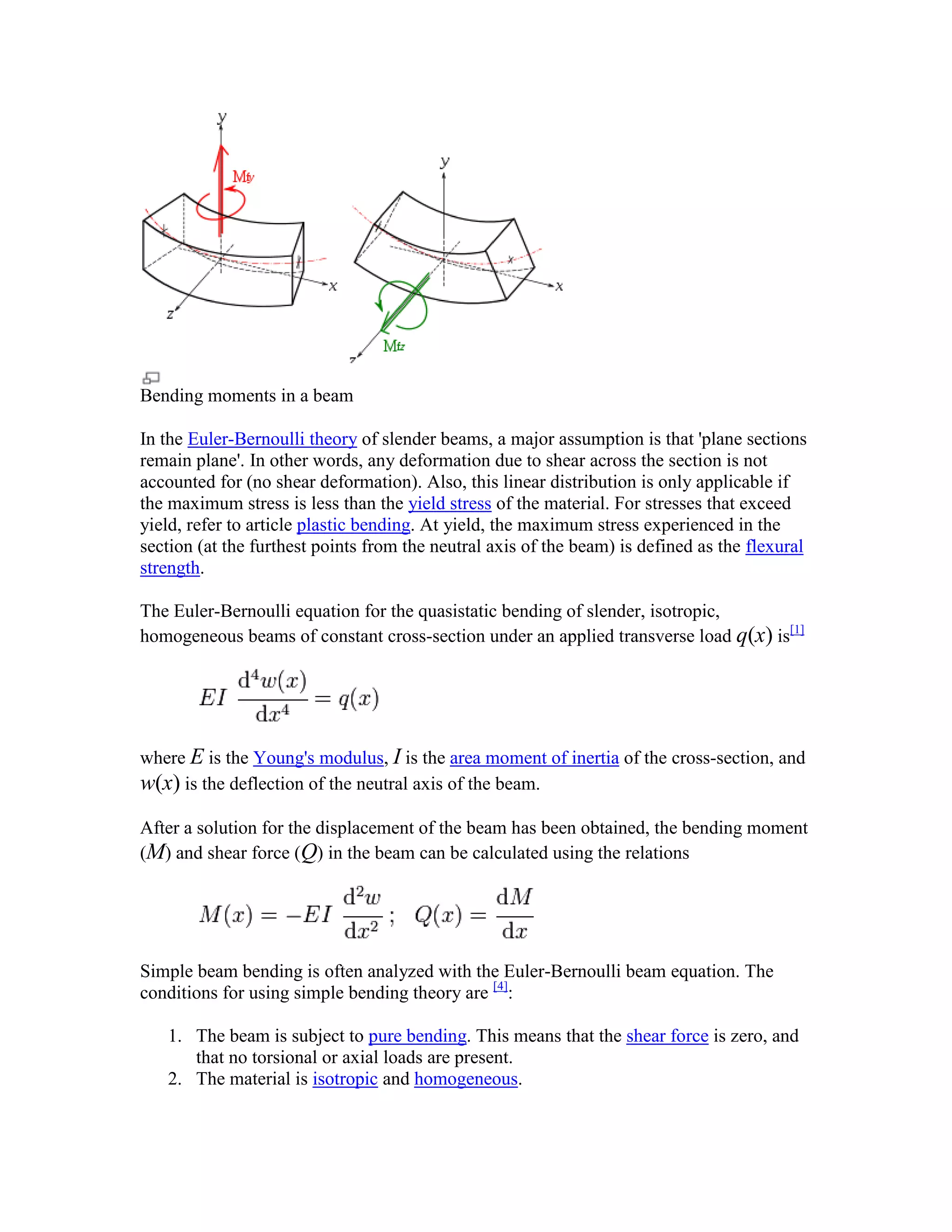 Quasistatic bending of beams | DOCX