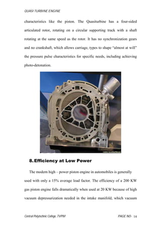 Quasi Turbine Engine | PDF