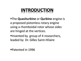 Quasi turbine engine | PPTX