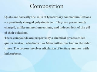 A Detailed Study On Quaternary Ammonium Compound | PDF