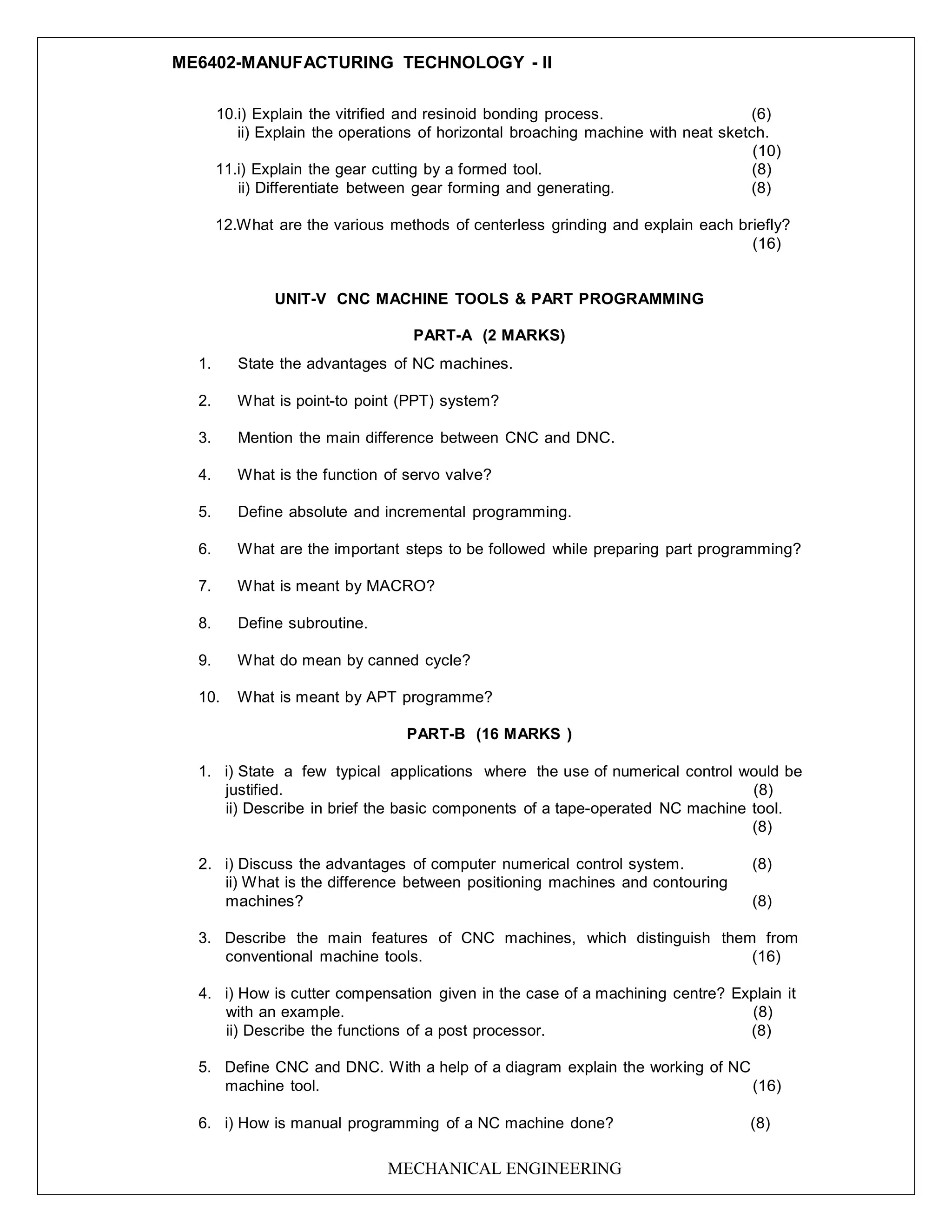 Quation bank i | PDF