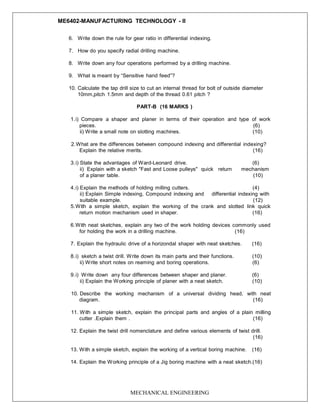 Quation bank i | PDF