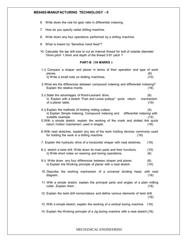 Quation bank i | PDF