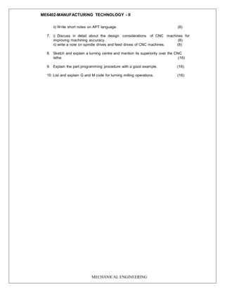 Quation bank i | PDF