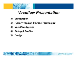 QUAVAC VACUUM SEWER SYSTEM | PDF