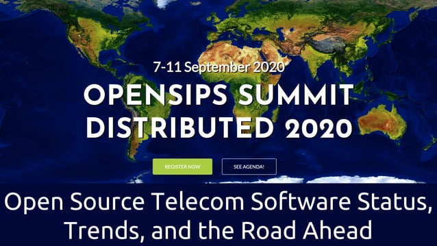 Opensips Summit Open Source Telecom Software Status Trends And The