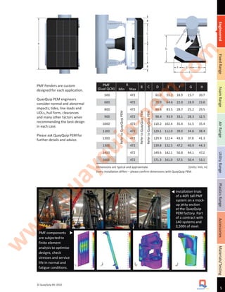 QuayQuip PEM Fender catalogue (English, US Units, Letter) | PDF