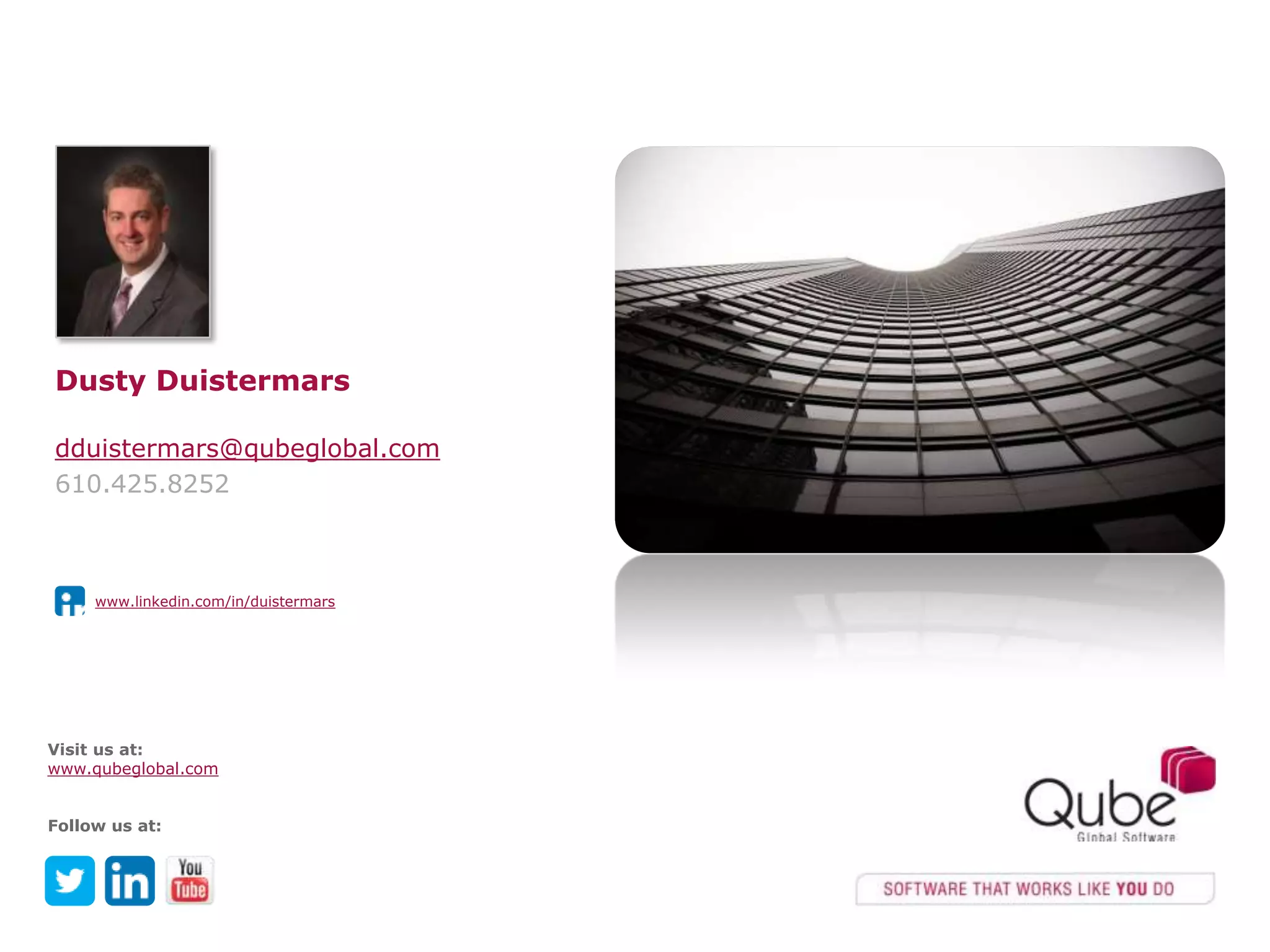 Qube CRE Technology Overview | PPTX