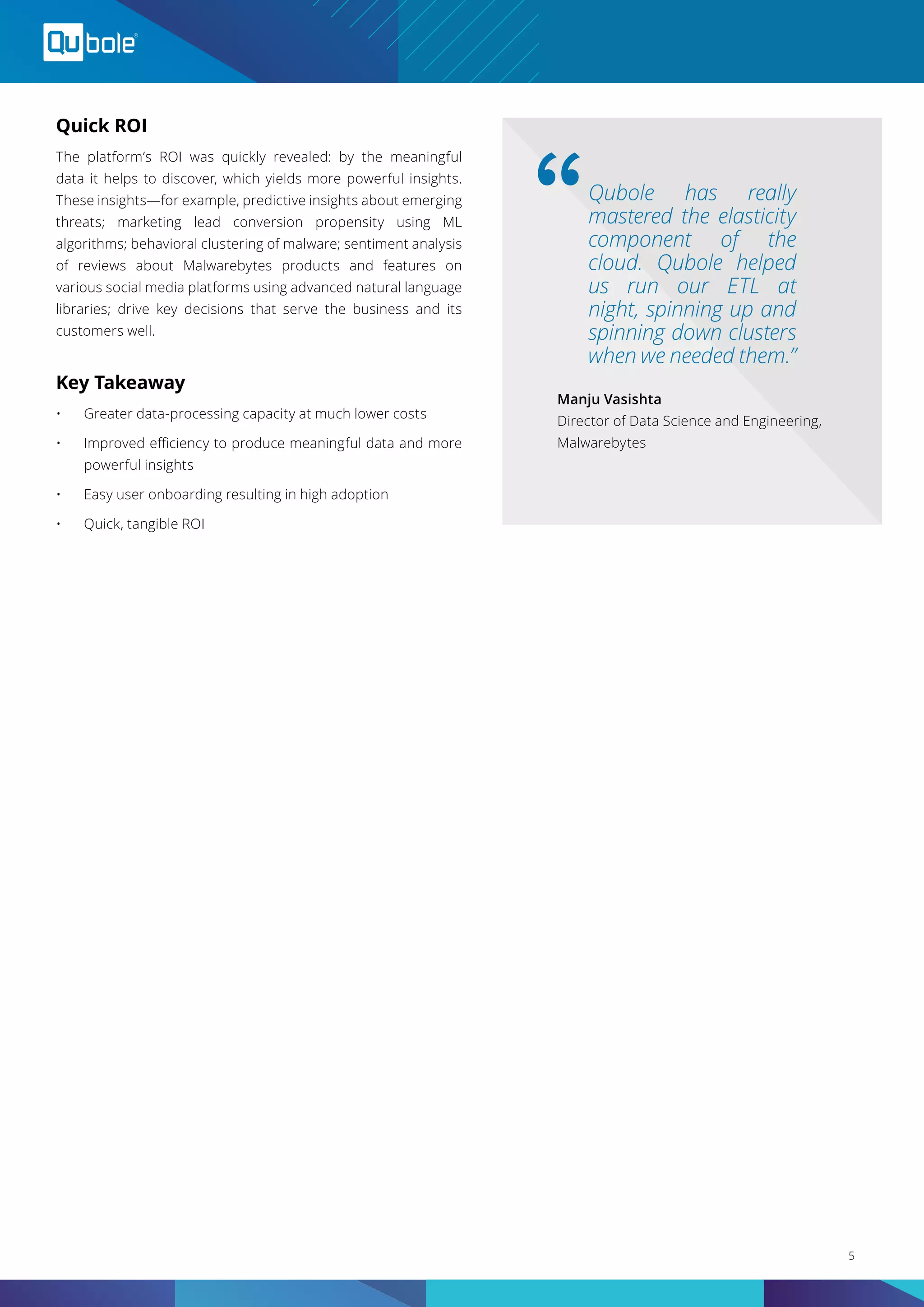 Qubole on AWS - White paper | PDF