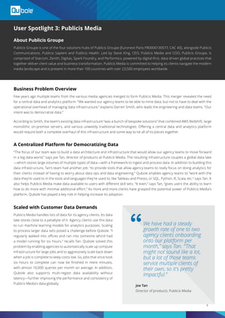 Qubole on AWS - White paper | PDF