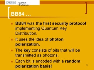 quantum cryptography introduction for understanding | PPT