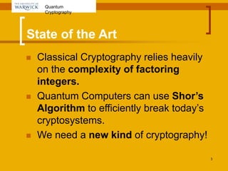 quantum cryptography introduction for understanding | PPT | Free Download