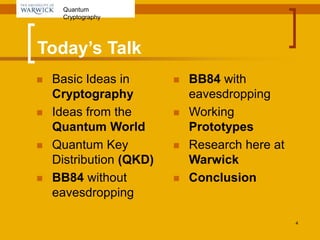 quantum cryptography introduction for understanding | PPT