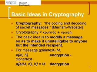 quantum cryptography introduction for understanding | PPT