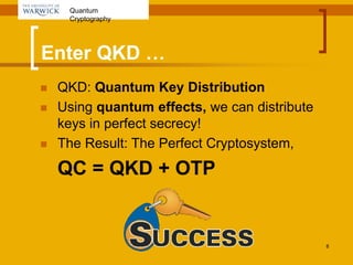 quantum cryptography introduction for understanding | PPT