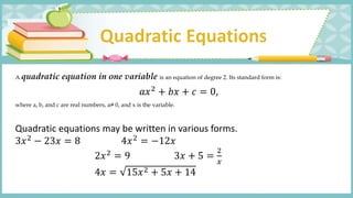 Qudratic Equation.pptx