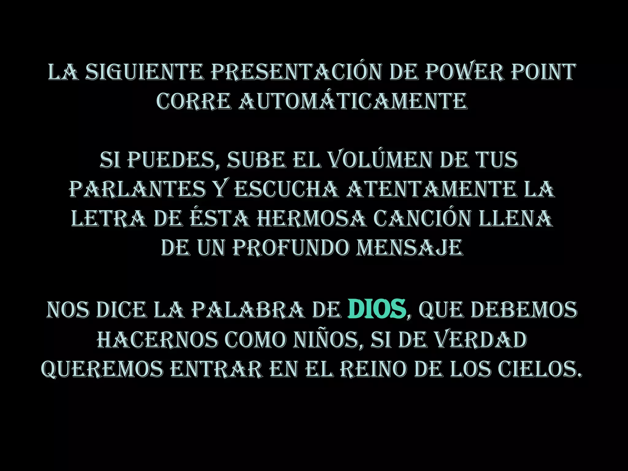Que Canten Los NiñOs | PPS