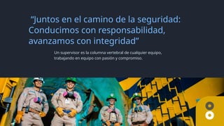 Que es ser un buen lider como supervisor | PPTX