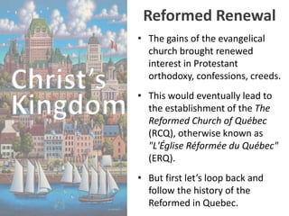 Reformed Missions Quebec | PPTX