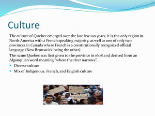 Quebec | PPTX
