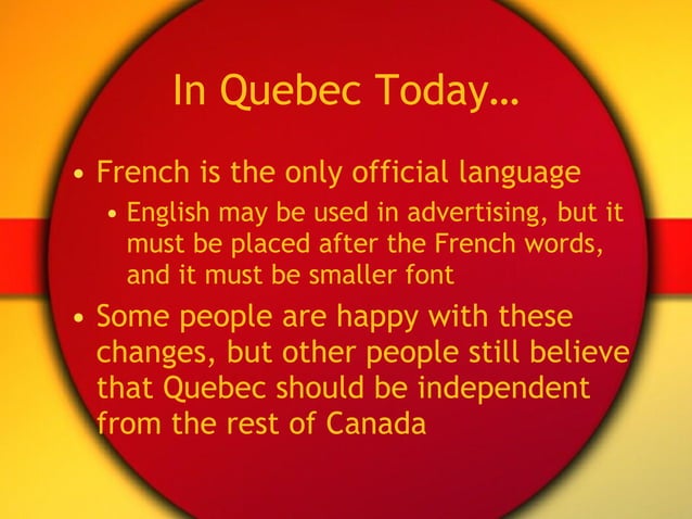 Quebecs independencemovement2010 2011 | PPT