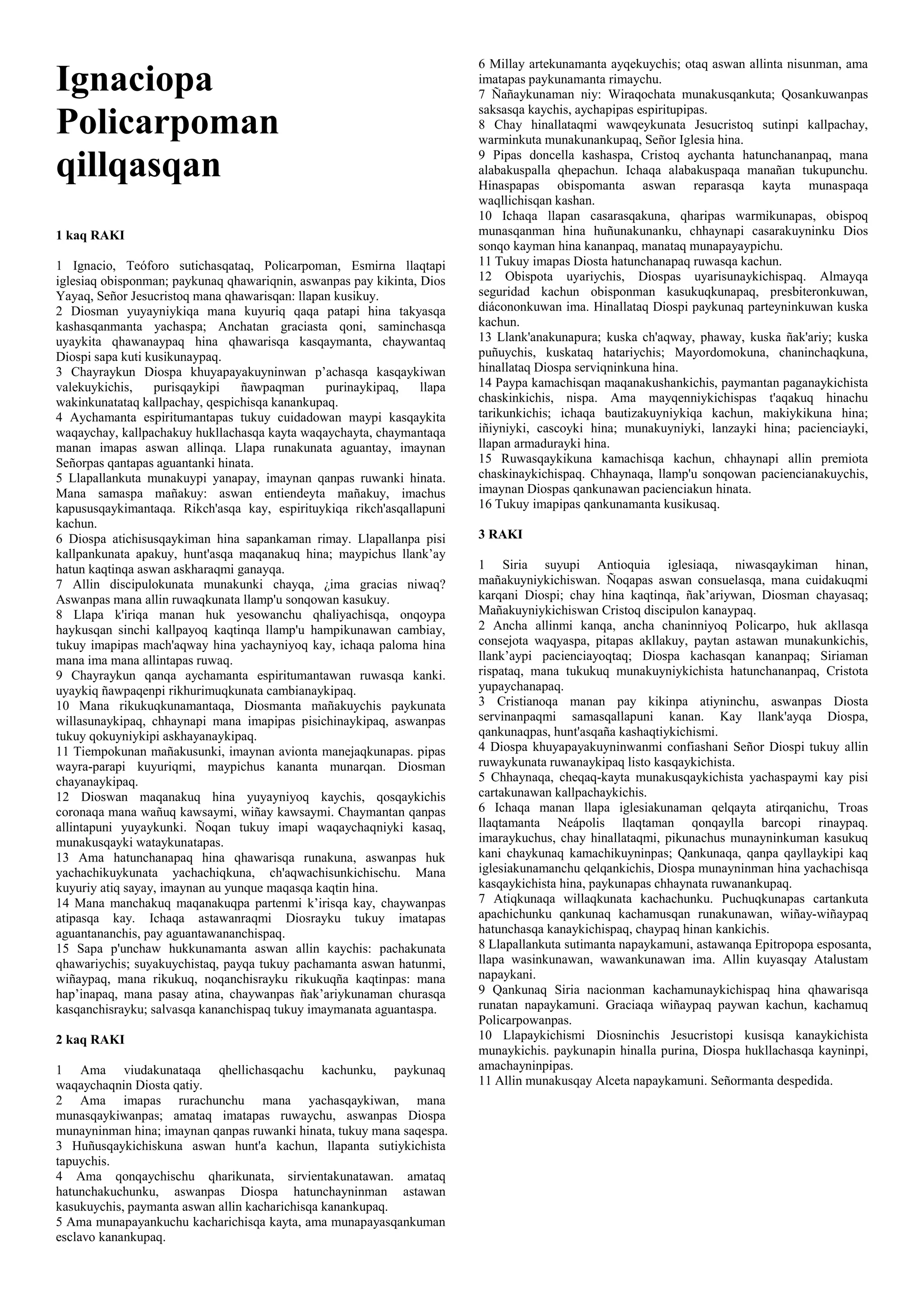 Quechua - The Epistle of Ignatius to Polycarp.pdf