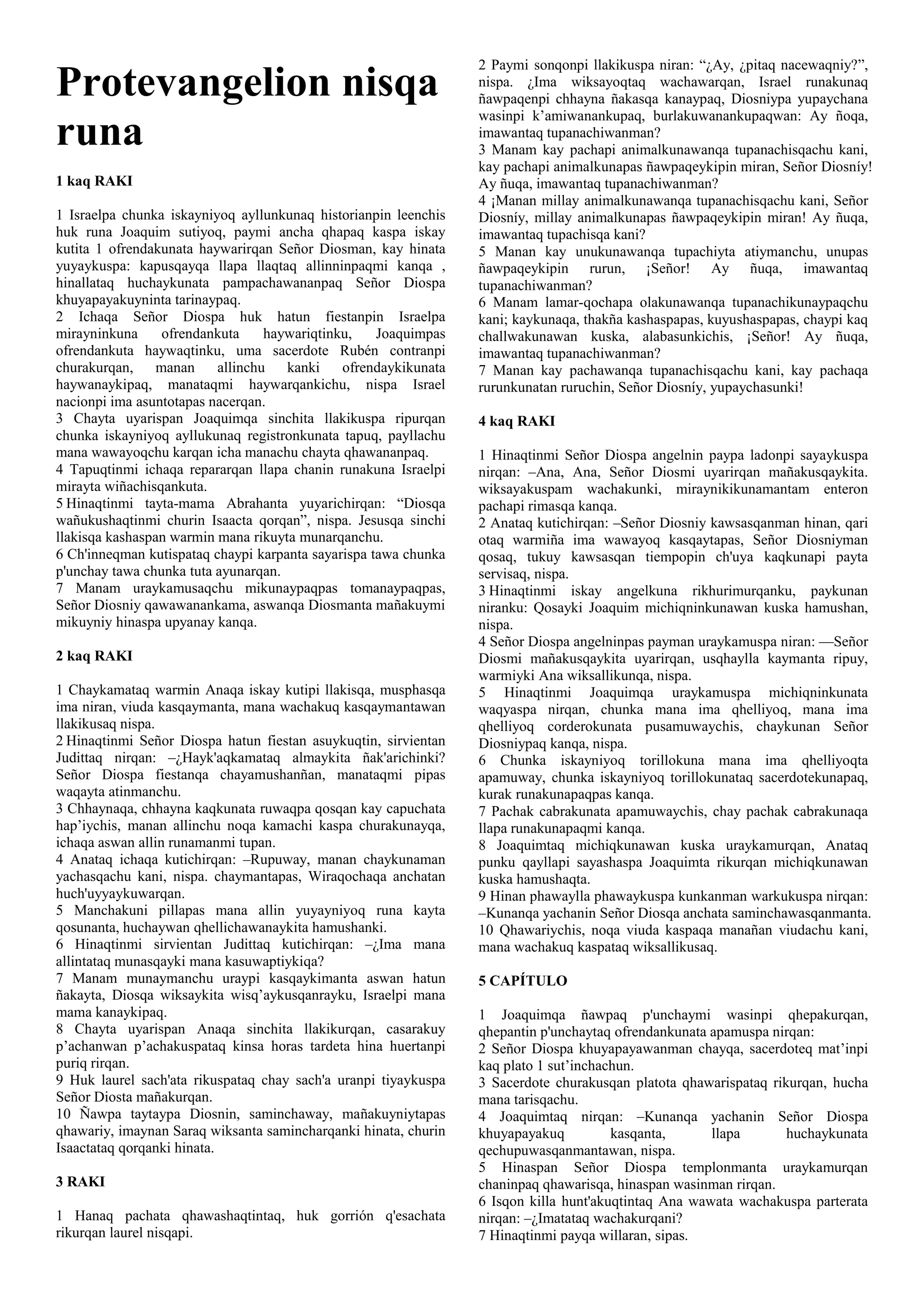 Quechua - The Protevangelion.pdf