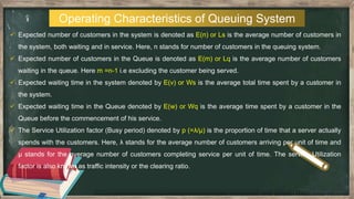 Queueing models | PPTX