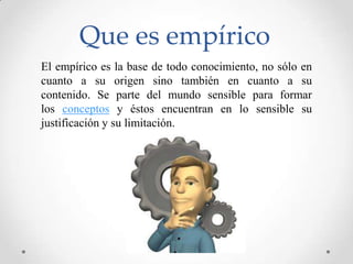 Que empirico | PPTX