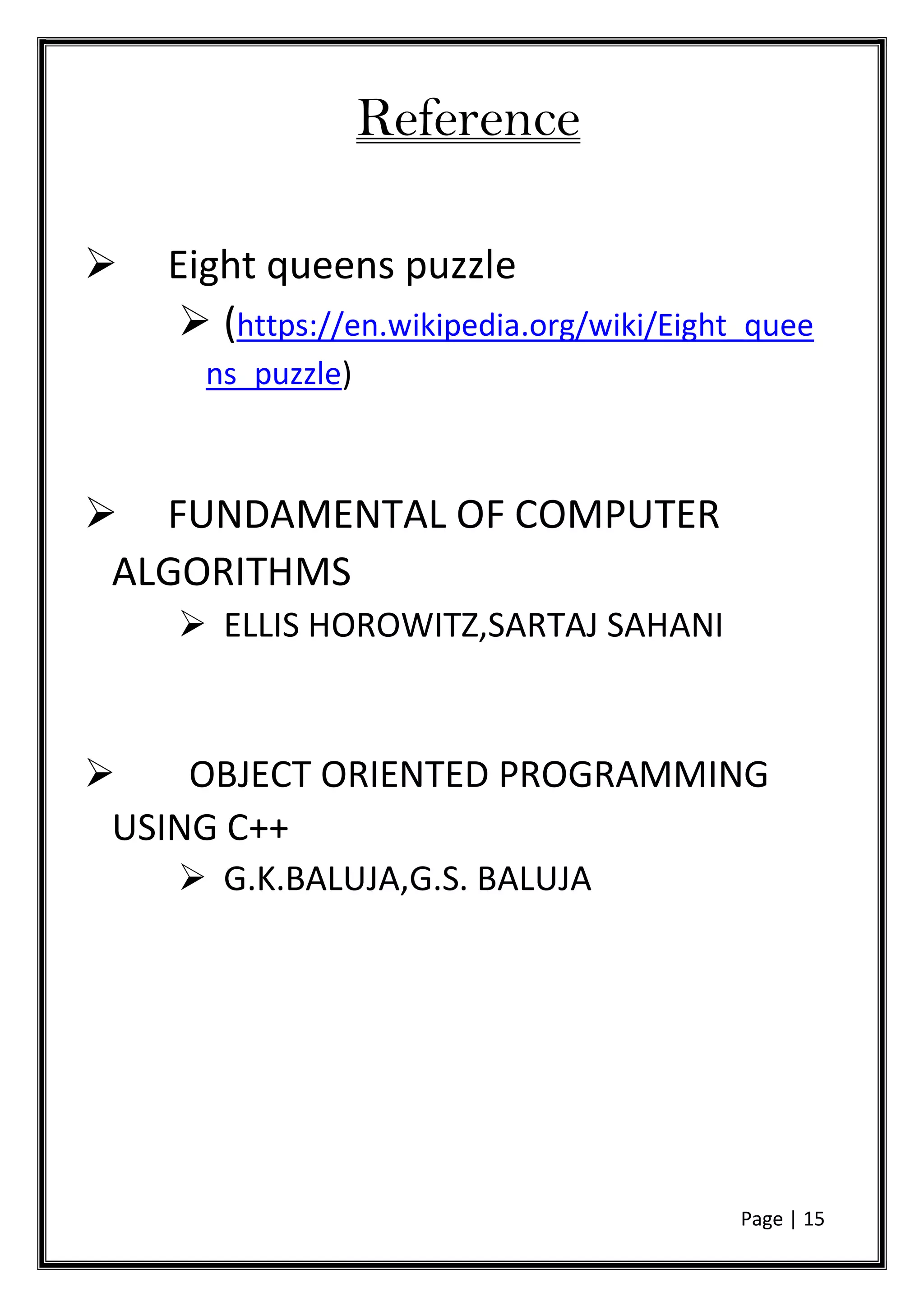 N Queens problem | PDF